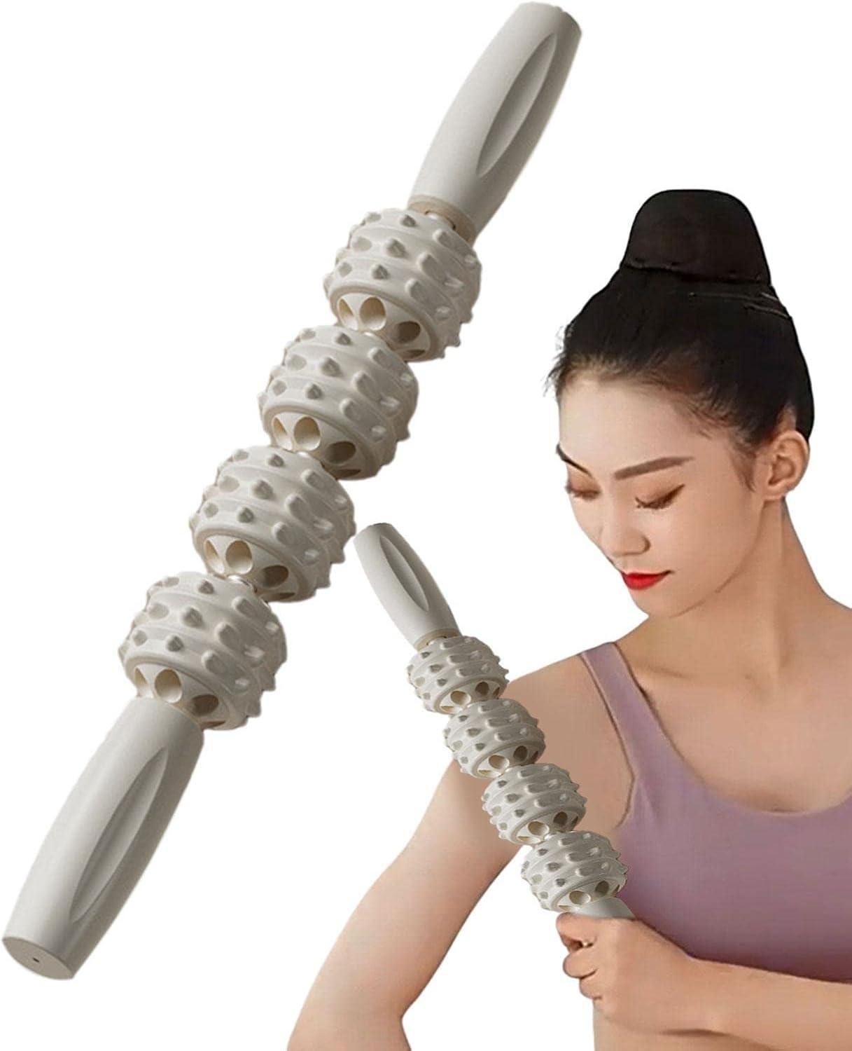 Fowybe Muscle Roll - Deep Tissue Pressure Point Massage Tool with 4 ...