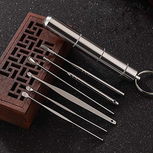 Ear Pick Earwax Removal Kit - 6 Pcs Ear Curette Ear Wax Remover Tool ...