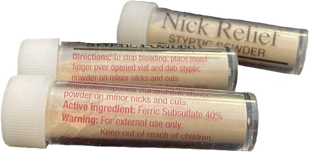 Infa-Lab Magic Touch Nick Relief Styptic Powder (12 Count) - Instant ...