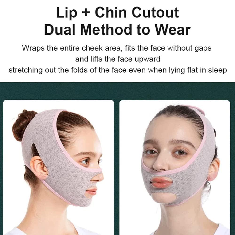 Beauty Face Sculpting Sleep Mask - Double Chin Up Lifting Belt for ...