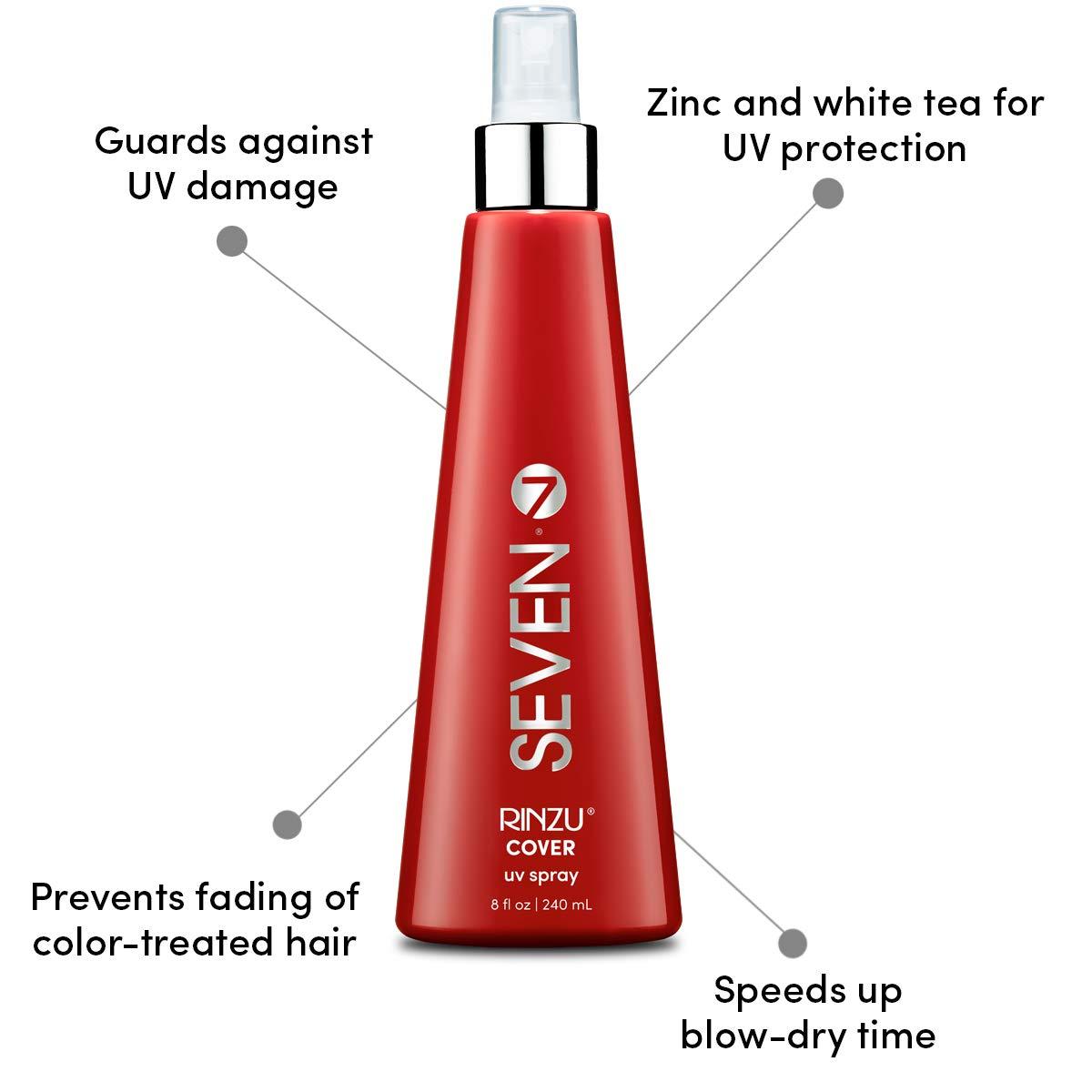 SEVEN Rinzu COVER UV Spray 8 fl. oz. - Anti-Fade Sun Protection for Hair | Buy Now with Express ...