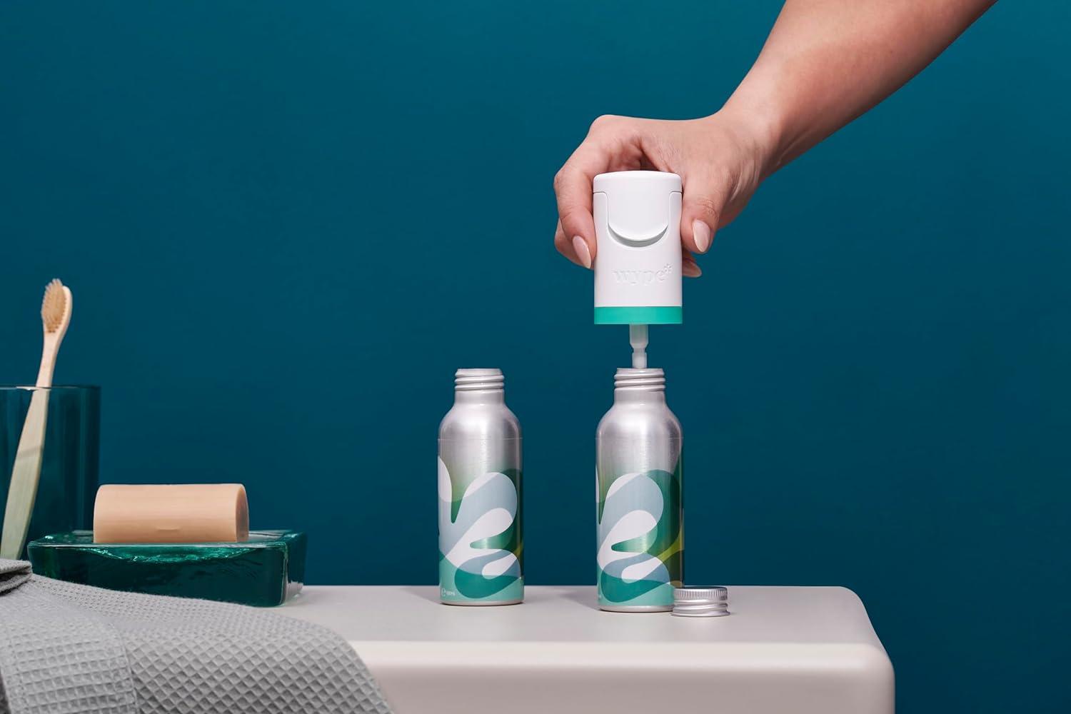 Wype Toilet Paper Gel Starter Kit for Sustainable Flushable Moist Wipes ...