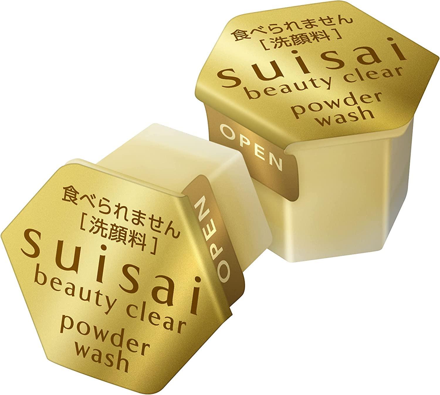 Suisai Japanese Enzyme Cleansing Powder Gold 0.4g - 32 Pack with Oil ...