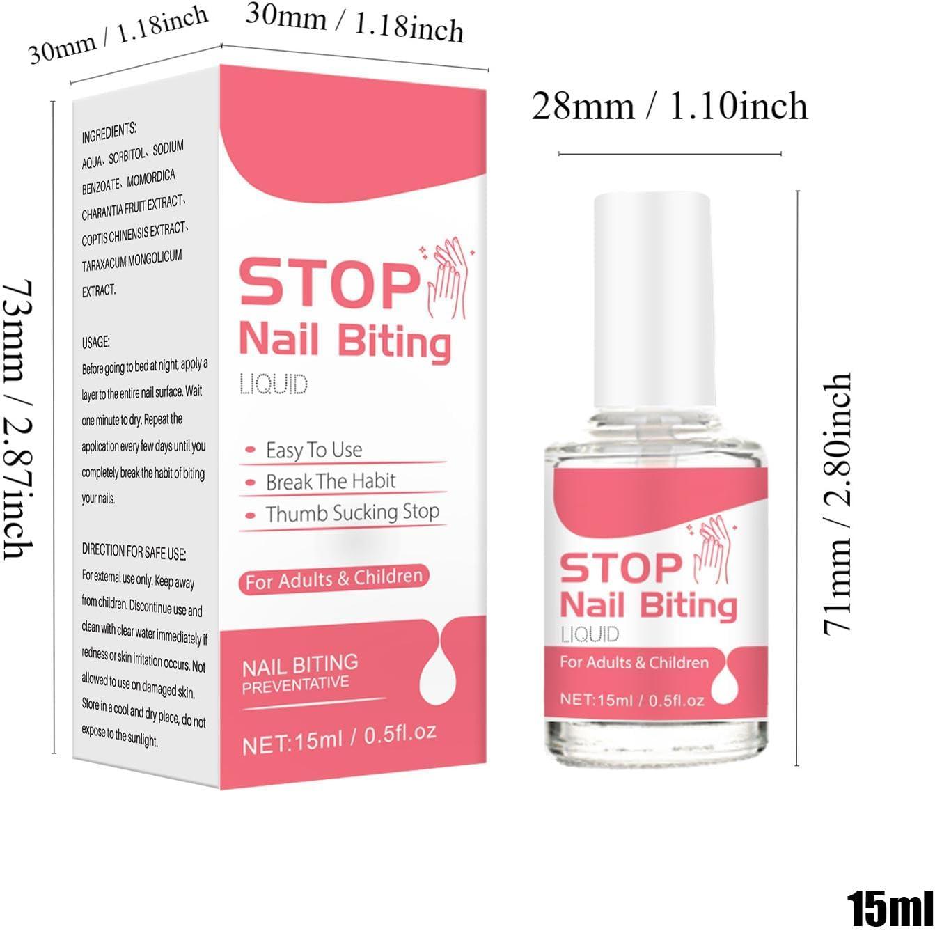 KSHSAA Nail Biting Stopper 0.5fl oz Nail Bite Stopper | Anti Nail ...