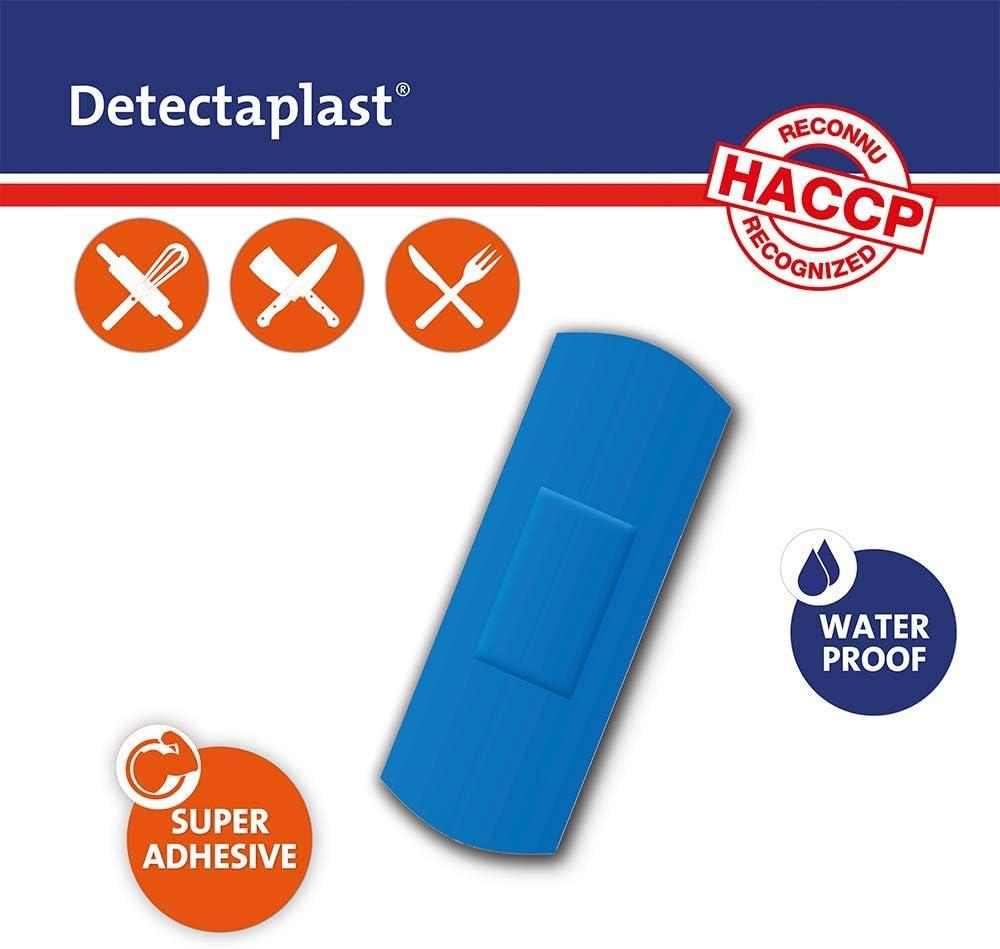 Detectaplast Blue Metal Detectable Waterproof Plasters - 100 Strips ...