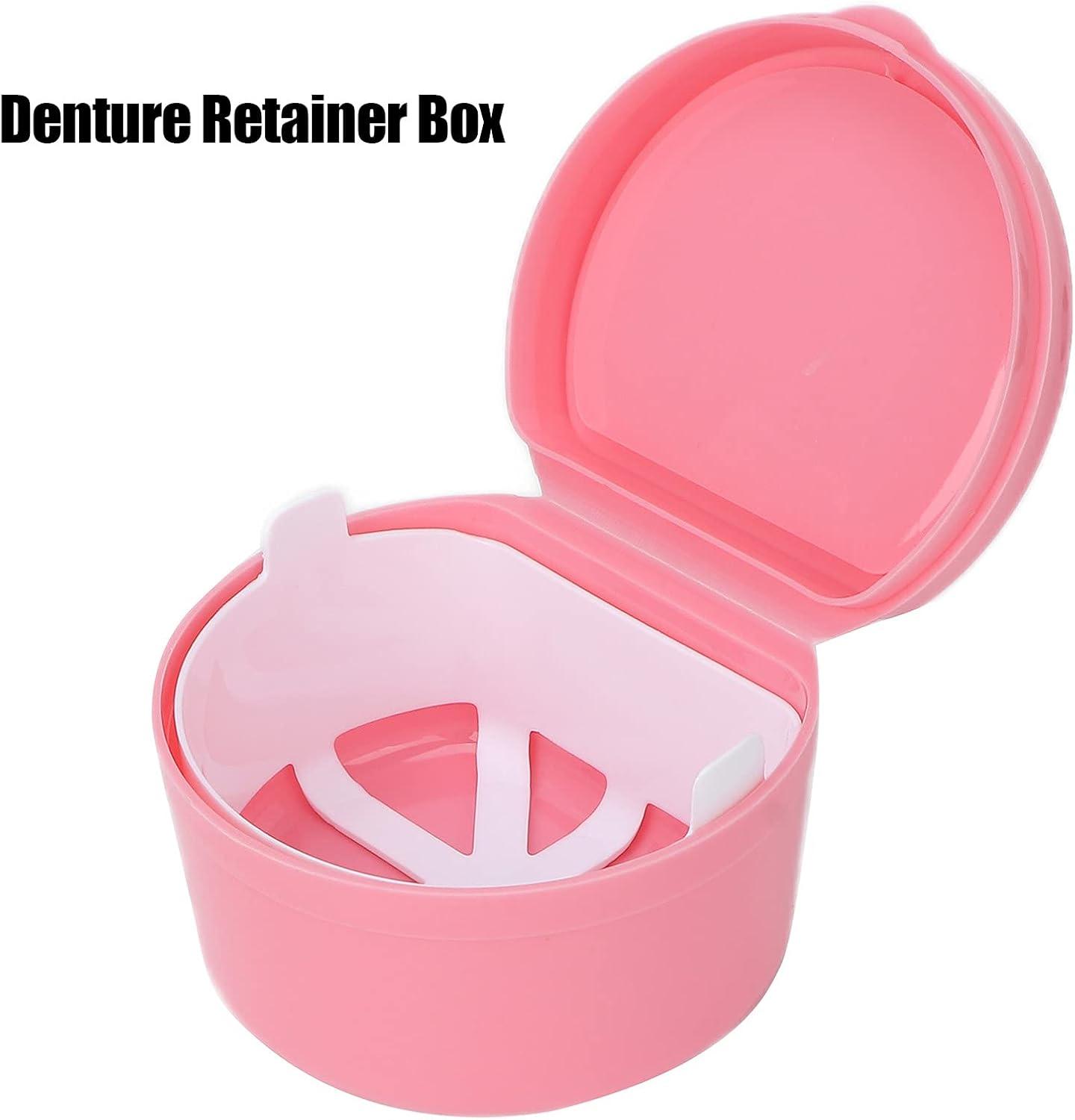 Buy Pink Dental Retainer Box | Sanitary Mouth Guard Container & Jewelry ...