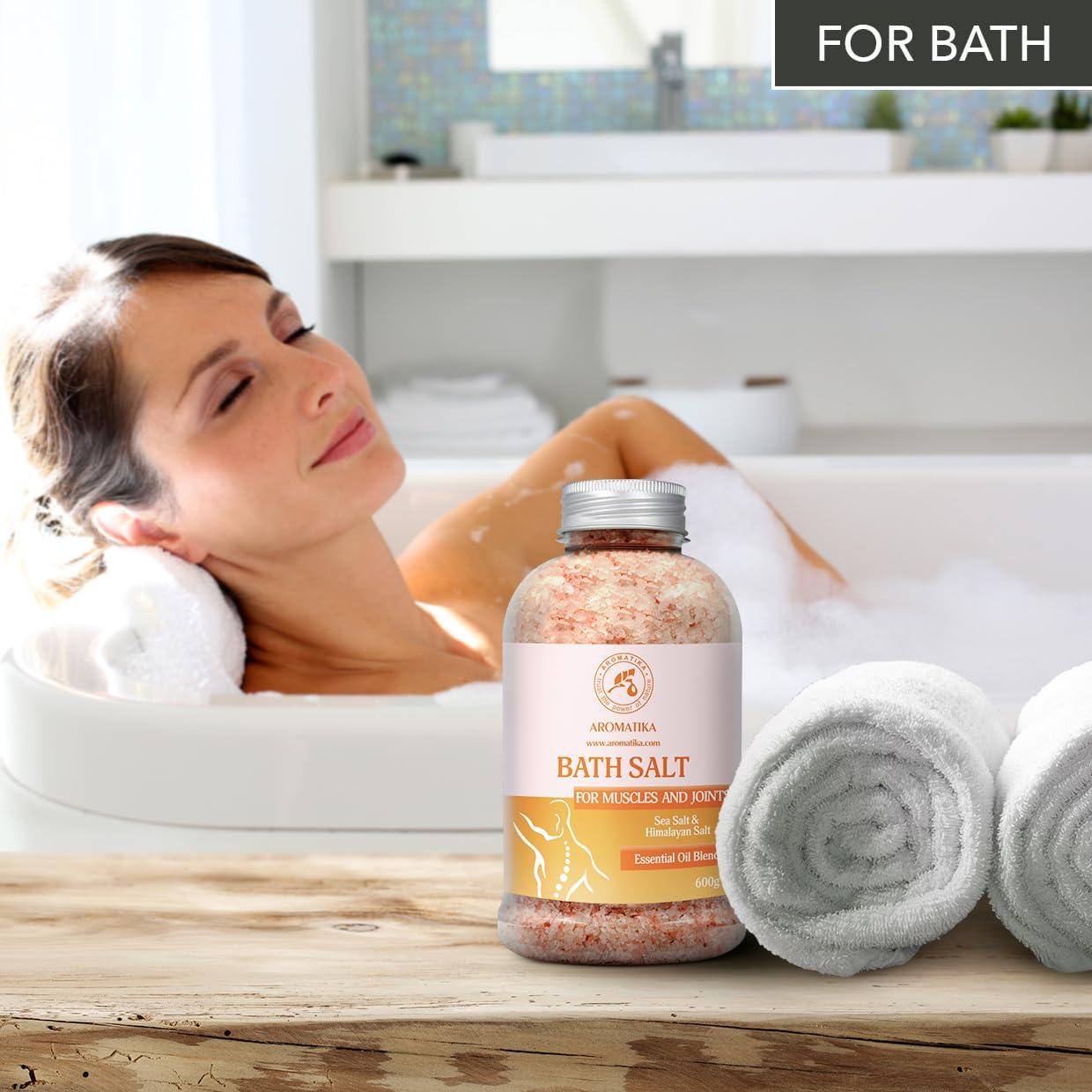 Joints & Muscles Swimming Salt 600g - Natural Bathing Salt with ...