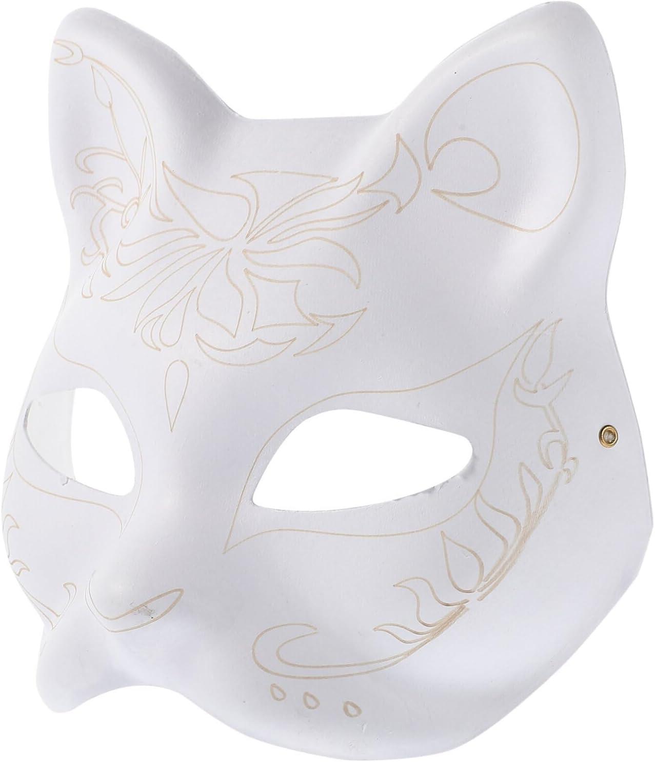 Diy Unpainted Masquerade Masks - 5pcs Unfinished Blank Paper Masks for ...