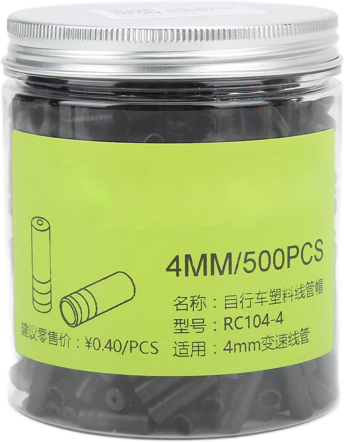 Bike Cable Ferrules End Caps, 500Pcs 4mm Plastic Brake Cable Housing Caps