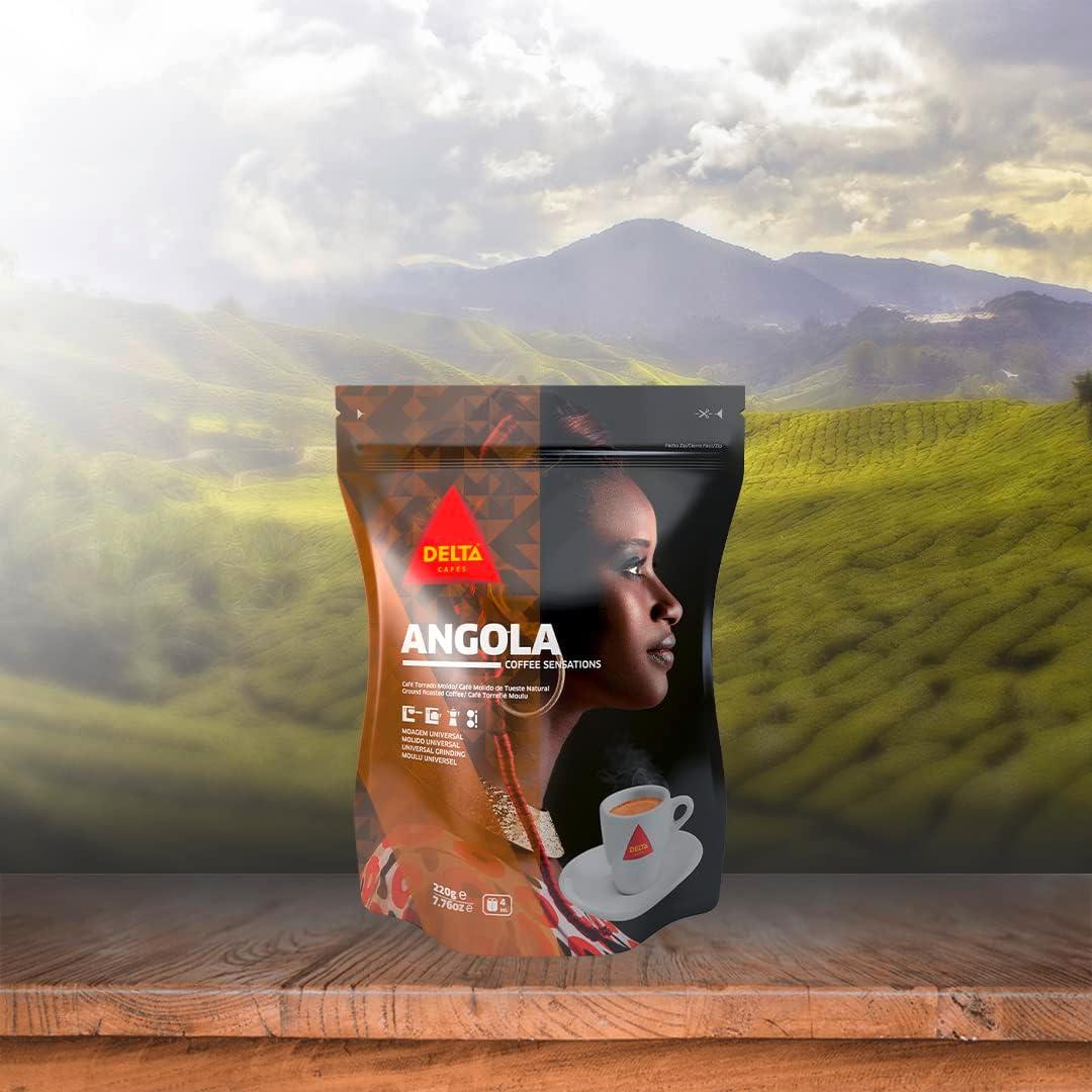 Delta Ground Roasted Coffee from ANGOLA for Espresso Machine or Bag ...