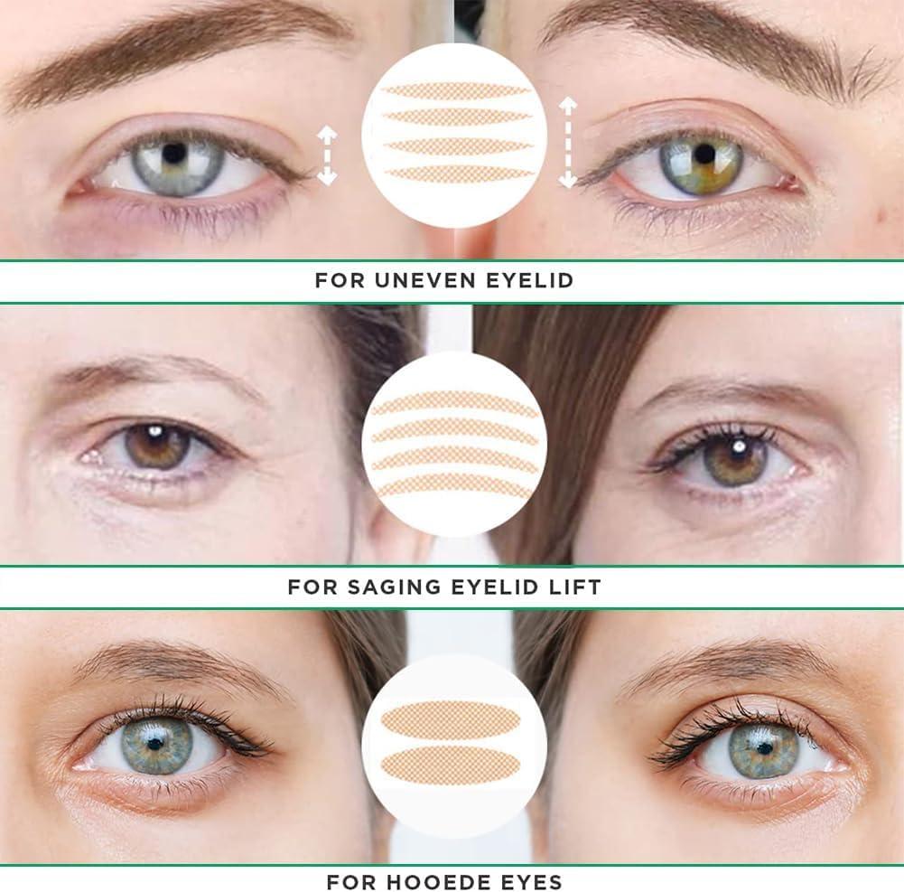 600 Pieces Double Eyelid Tape Eyelid Tape Eyelid Sticker Eyelid Lifter ...