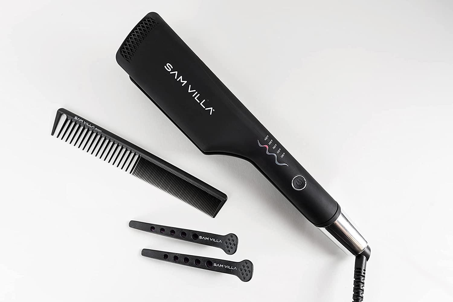 Sam Villa Pro Results Double-Barrel Hair Waver Iron | Variable ...