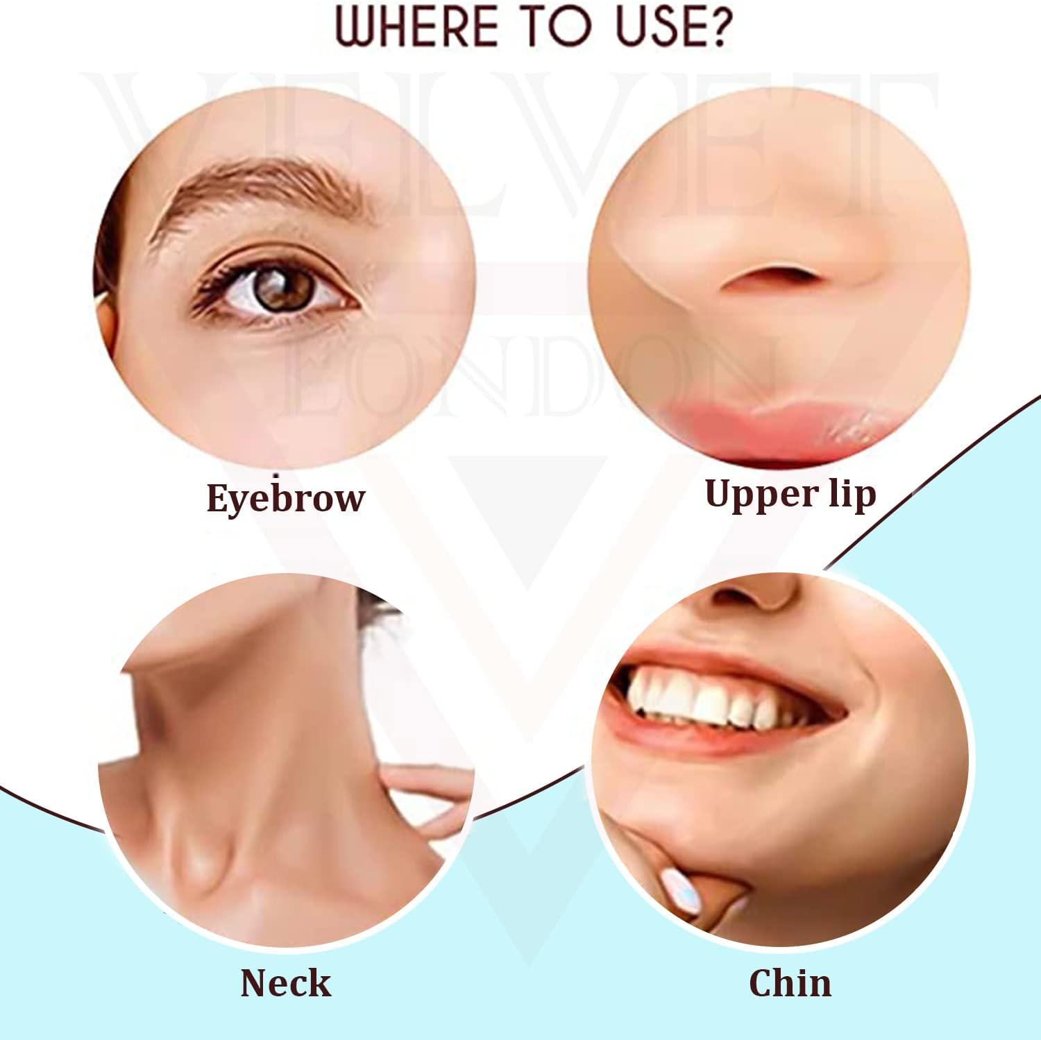 Velvet London Facial Hair Removal System With 5 Extra Strength Threads