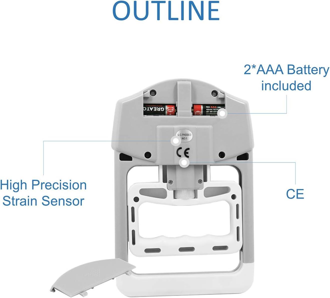 GRIPX Digital Hand Dynamometer | Electronic Grip Strength Meter - 198 ...