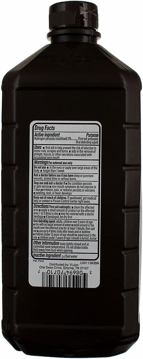 Hydrogen Peroxide Antiseptic Solution 32 Fl. Oz - Pack of 1 | Powerful ...