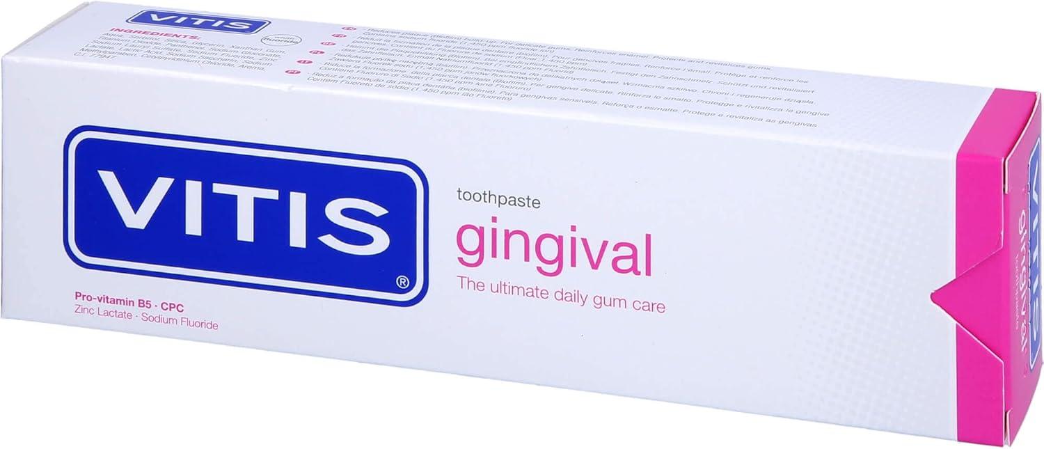 Vitis Gingival Toothpaste 100 ml - Advanced Oral Care for Healthy Gums ...