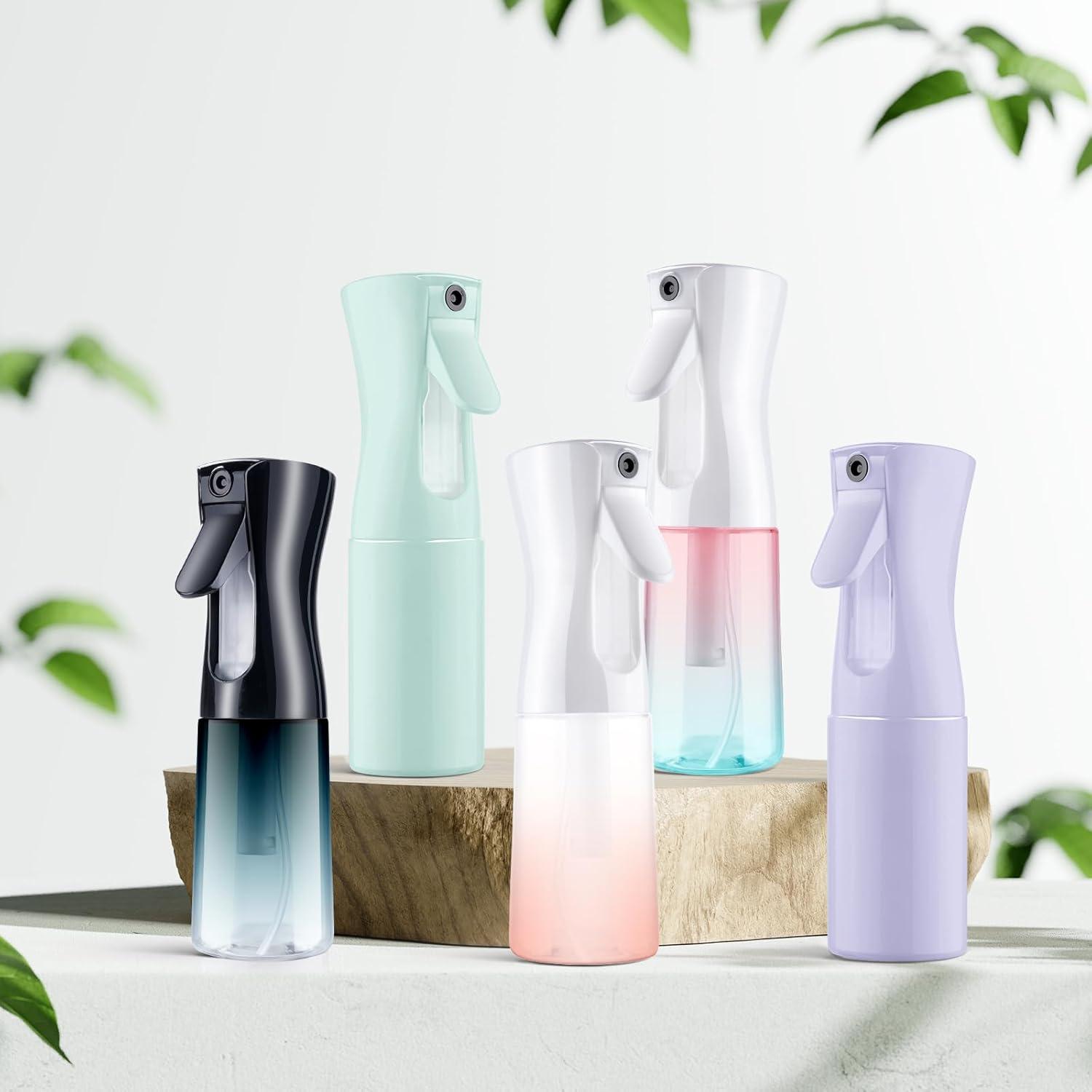 Uraqt 200ml Pink Gradient Spray Bottle - Salon Hair & Plant Atomizer ...