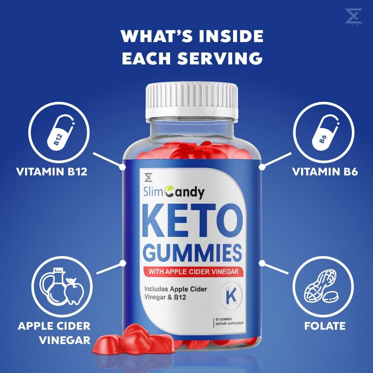 Slim Candy Keto Gummies Advanced Weight Loss Shark with Apple Cider ...