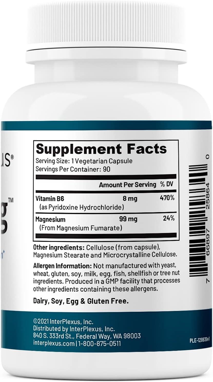 InterPlexus Fura-Mag - High Bioavailability Magnesium with Vitamin B6 - 90 Capsules | Buy Now ...