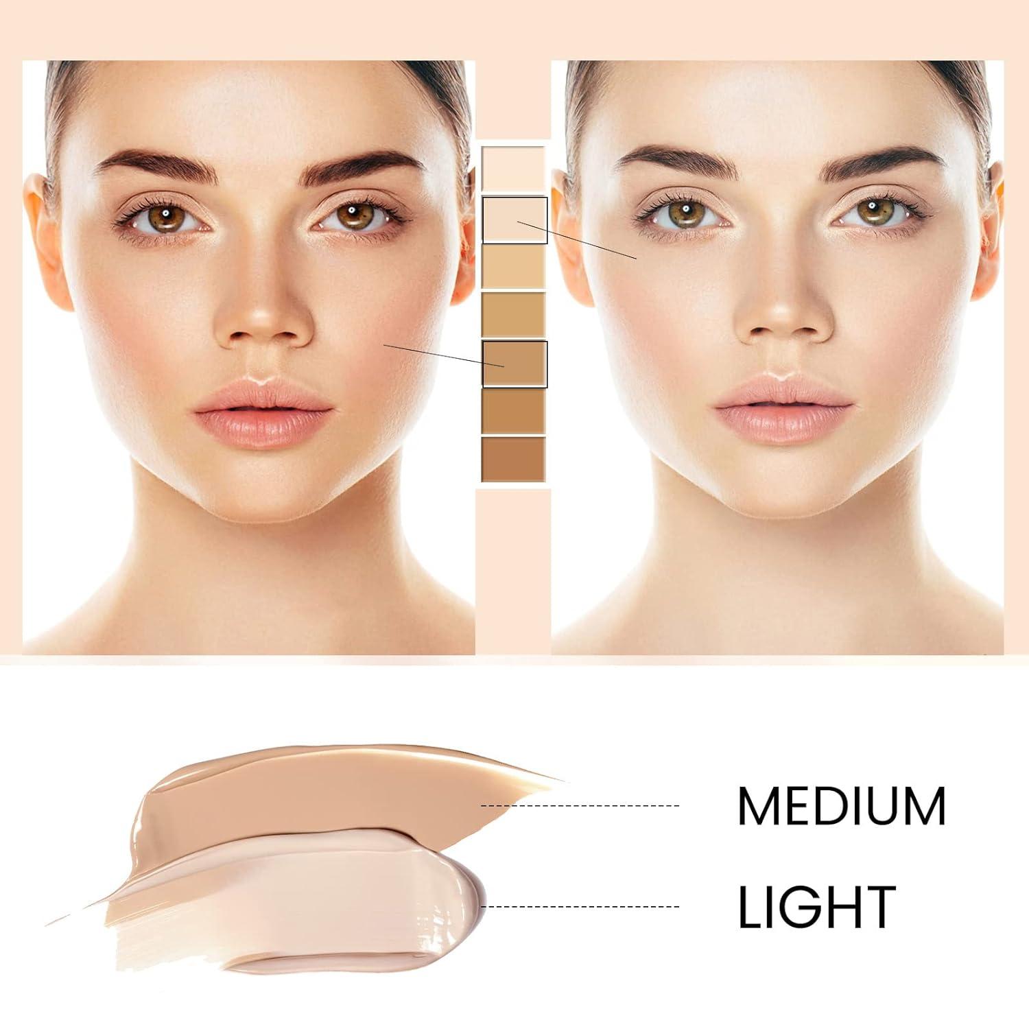 Color-Corrected CC Cream & Highlights BB Cream - Waterproof Facial ...