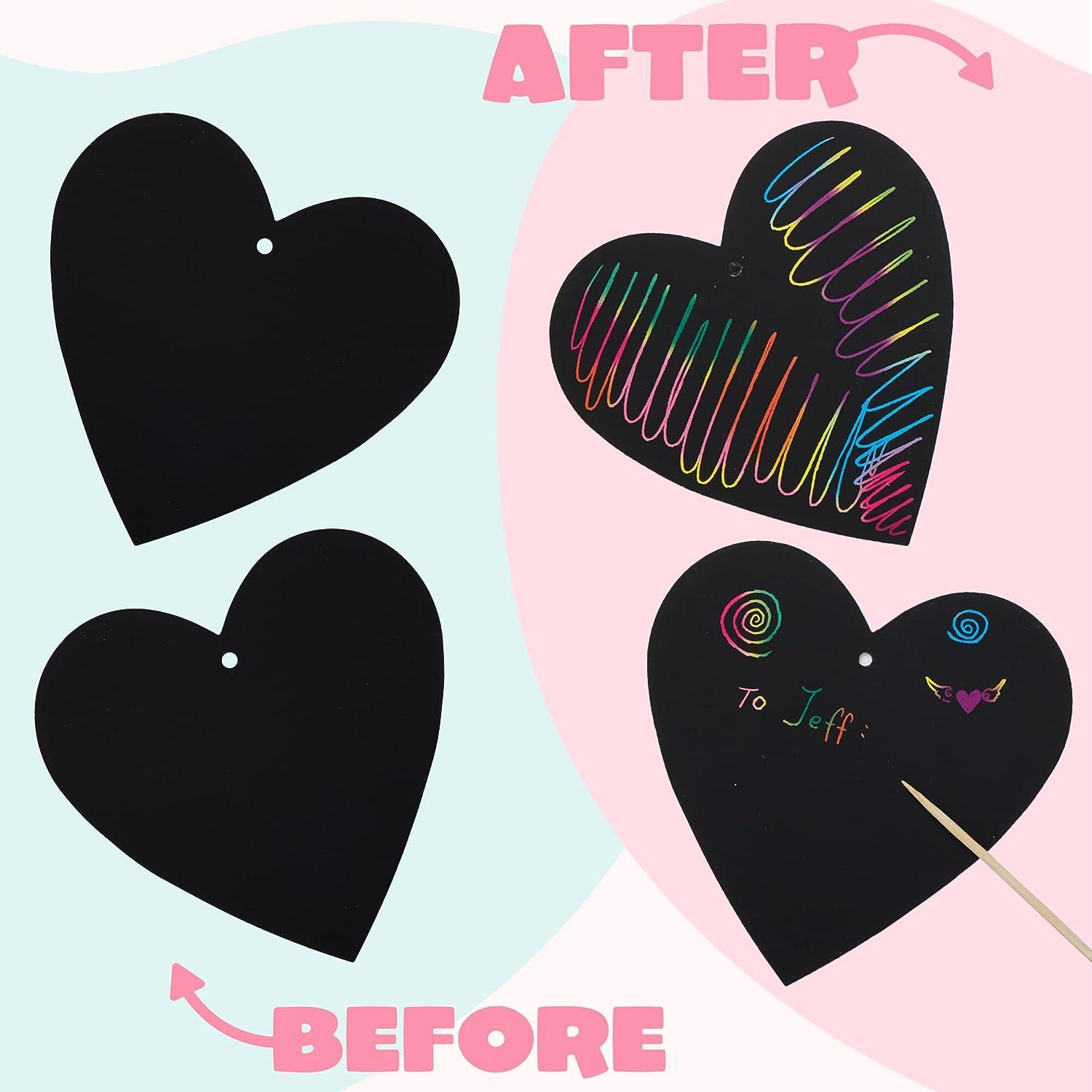 JOYIN 36 Packs Valentines Day Gifts Cards for Kids Magic Color Scratch ...