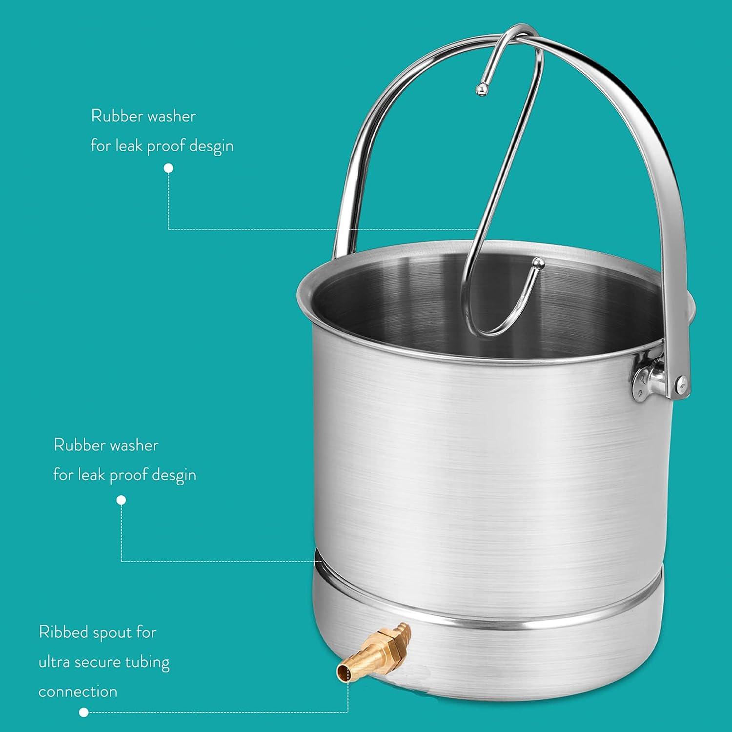 Stainless Steel Enema Bucket Kit for Colon Detox Cleanse | Buy Now with ...