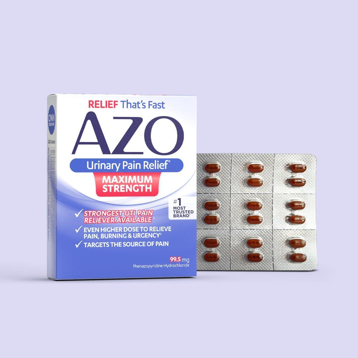 AZO Max Blistered Tablets 12 tab - Fast UTI Relief