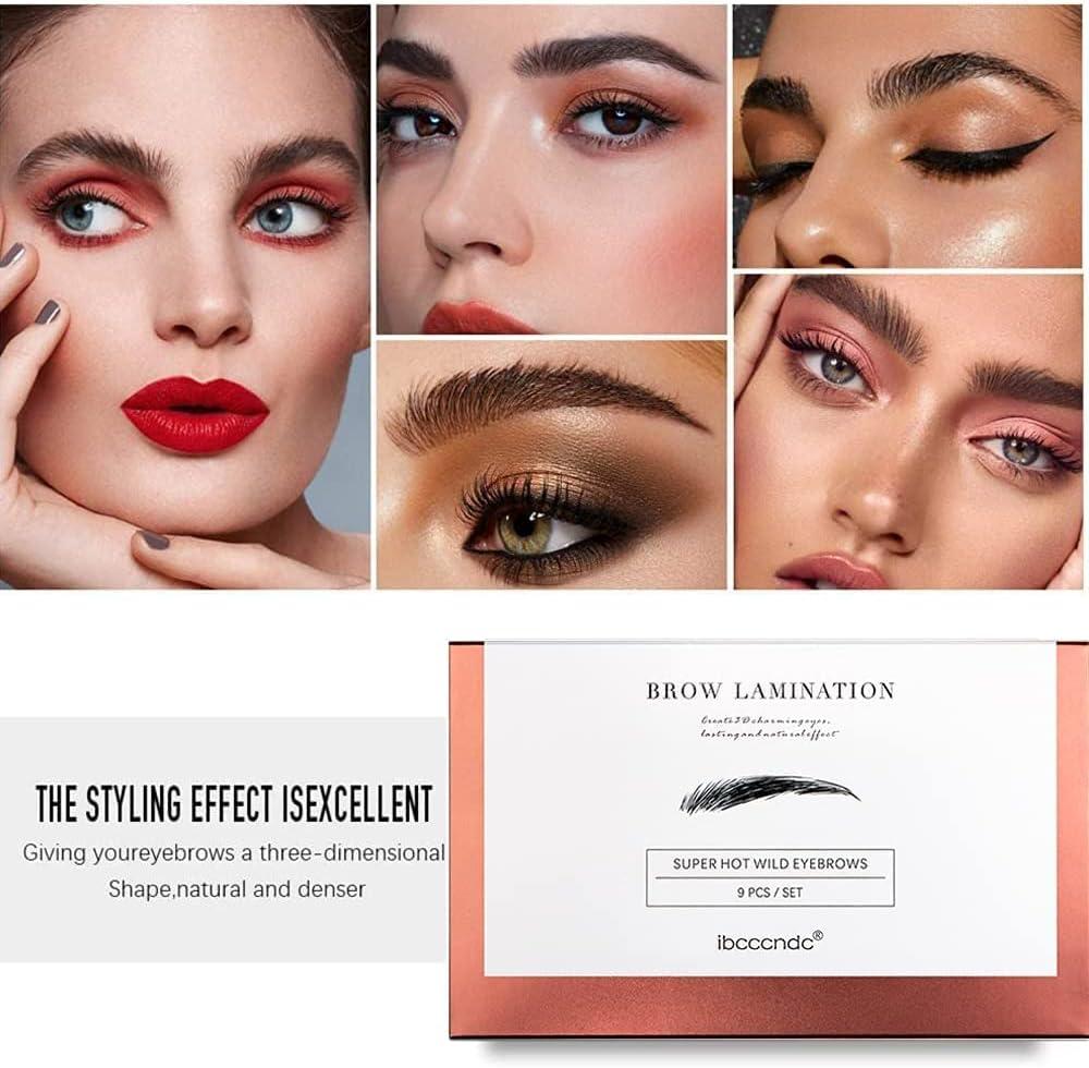 Professional Eyebrow Lamination Kit for Trendy & Thicker Brows - Easy ...
