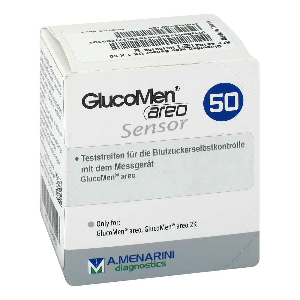 Glucomen Areo Sensor Test Strips - 50 Test Strips for Accurate Glucose ...