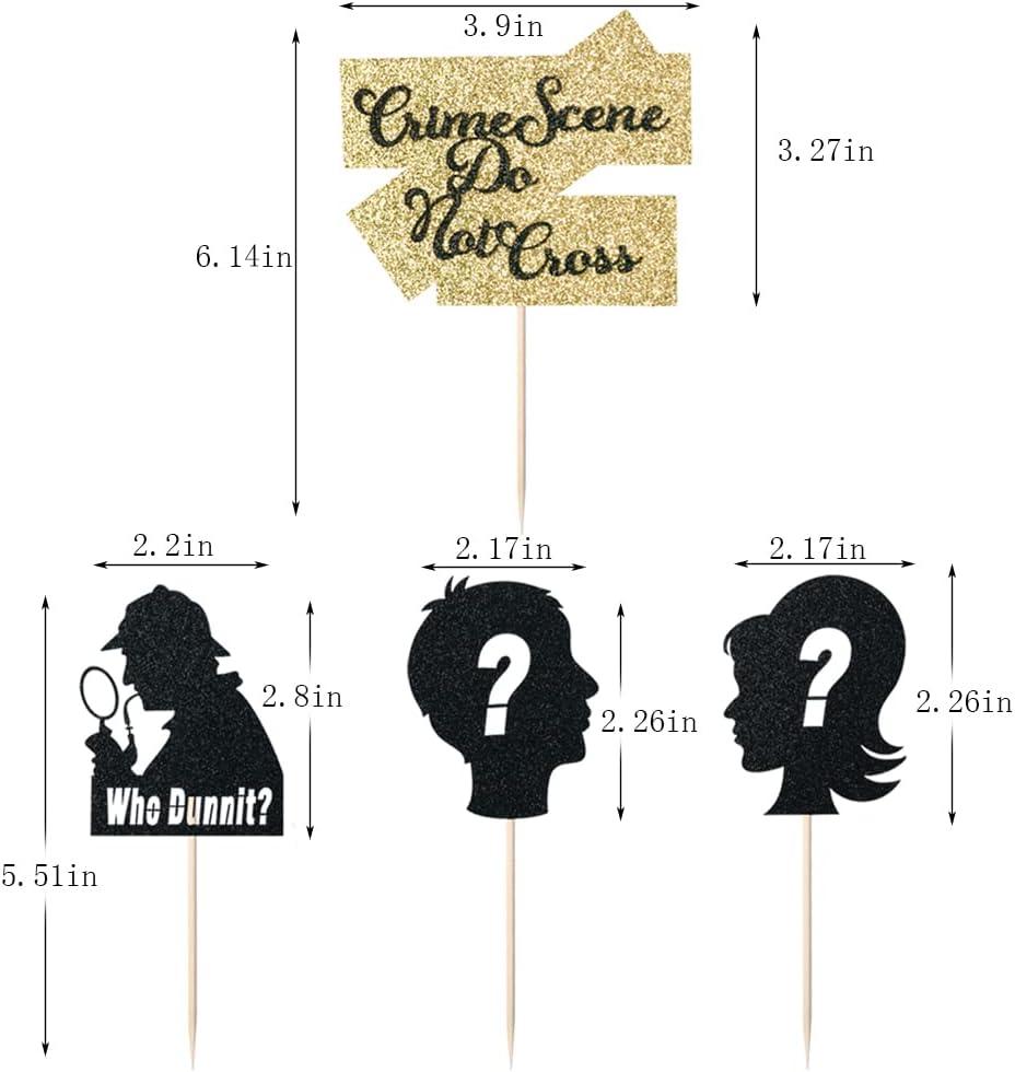 Kaoenla Cirme Scene Cake Topper- Horror Environment Garden Decoration ...