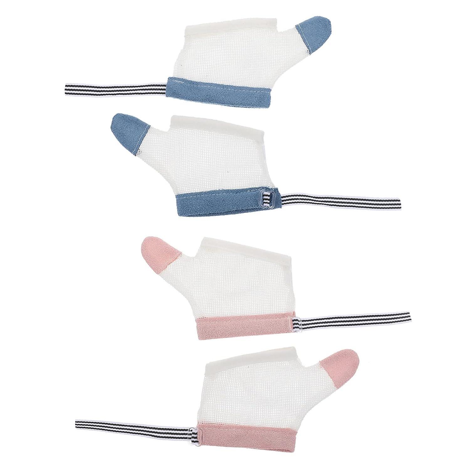 KALLORY 2 Pairs of Baby Stop Thumb Sucking Gloves Thumb Sucking Stop ...