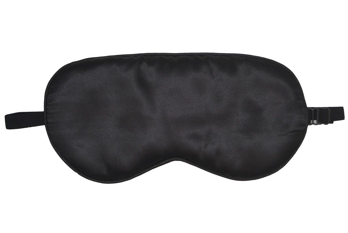 Silk Eye Mask Cover - Soft & Comfortable Eyeshade in Black | Buy Now ...