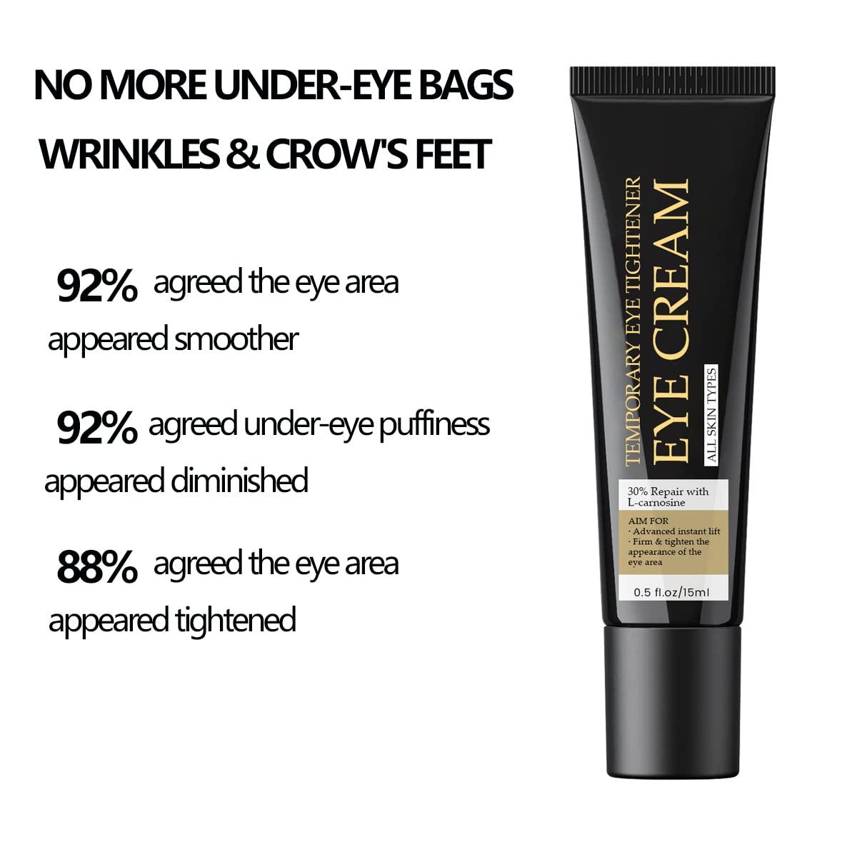 Firming Eye Cream: Instant Eye Tightener for Under-eye Puffiness, Fine ...