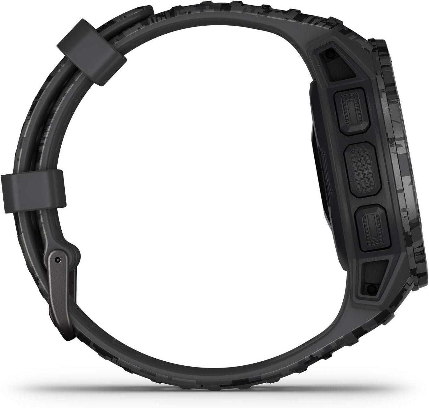 Garmin Instinct Waterproof GPS Smartwatch | Fitness Tracker & Heart ...