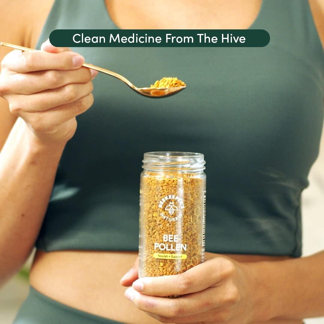 Raw Bee Pollen Granules - Natural Enzymes, Vitamin B, Gluten-Free, Keto ...