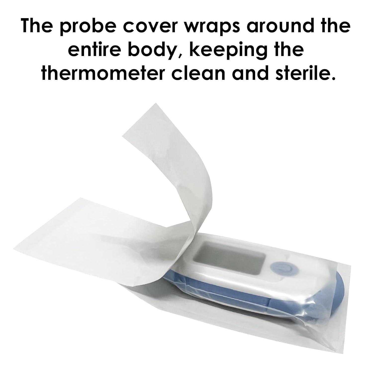 100pcs Disposable Thermometer Probe Covers - Hygienic & Accurate Rectal ...
