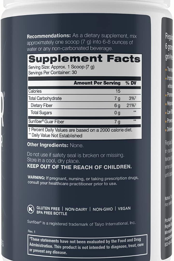 REGULAR DAY Prebiotic Fiber Supplement - Promotes Gut Health | Gluten ...