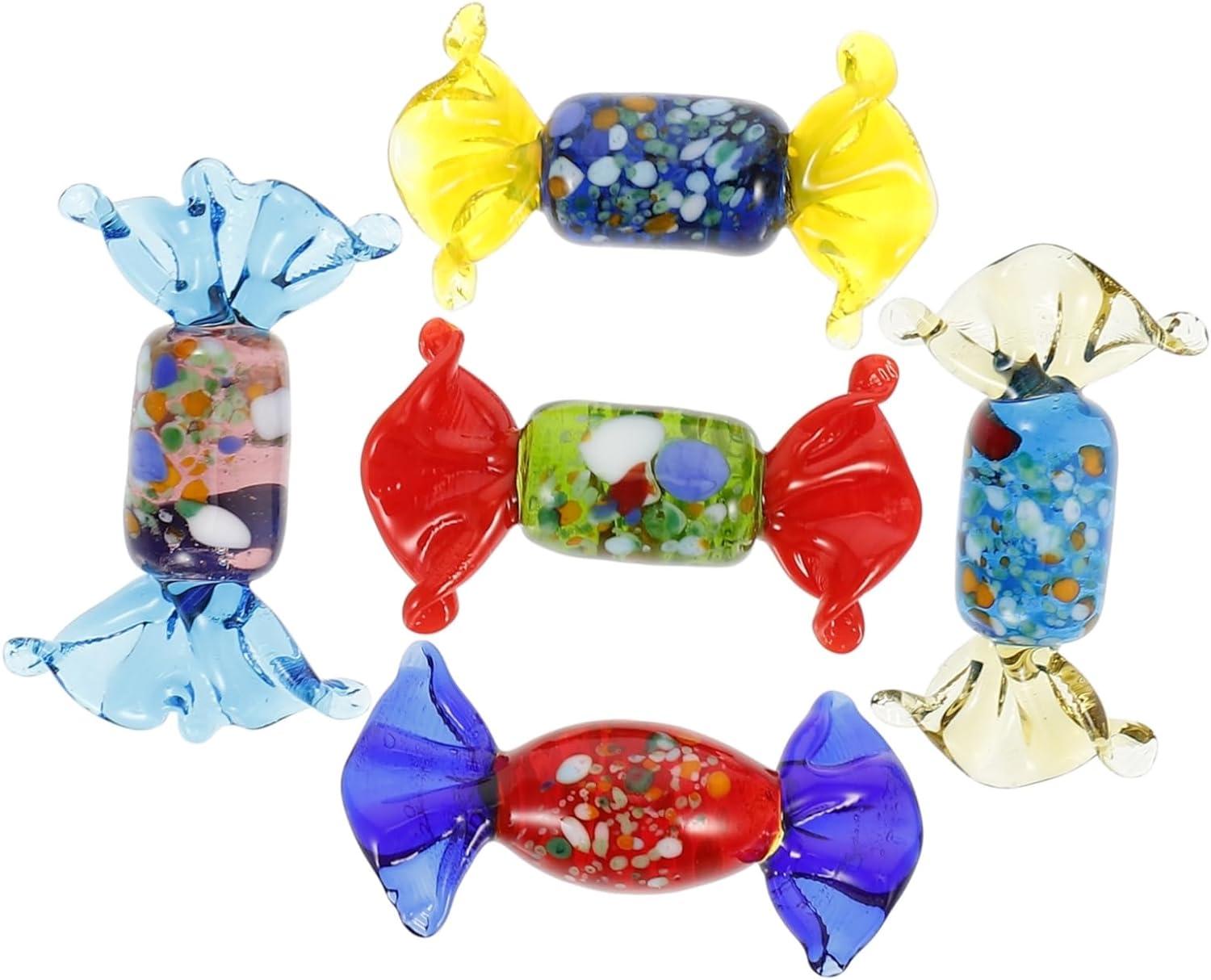 HOMSFOU 10 Pcs Candy Ornaments Faux Candy Decor Treats Collection ...