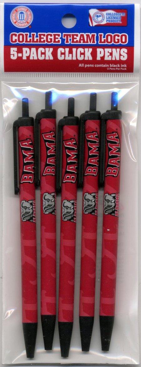 NCAA Alabama Crimson Tide Disposable Click Pens - Officially Licensed ...