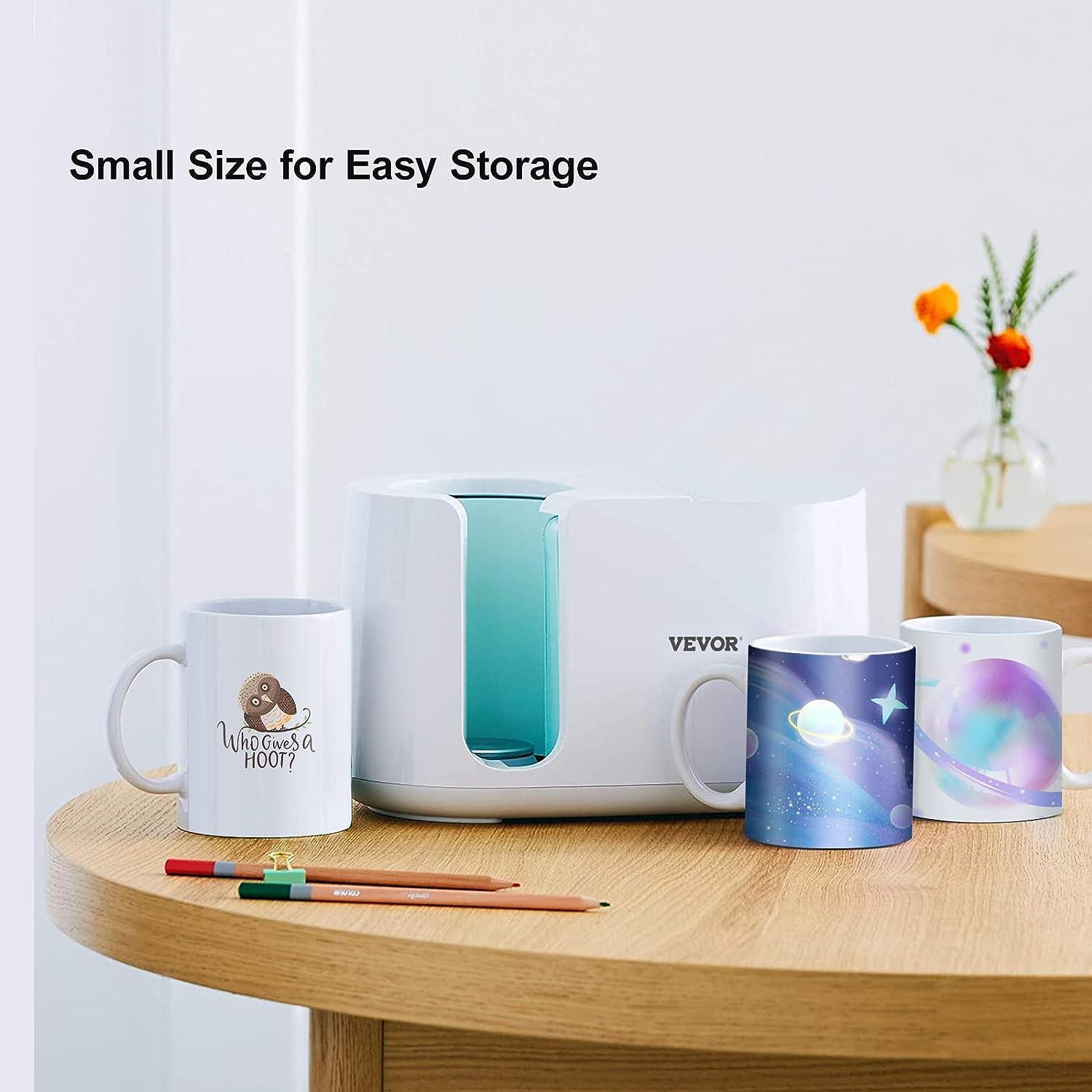 VEVOR Automatic Mug Heat Press for Sublimation 11-15oz - DIY Coffee Cup ...