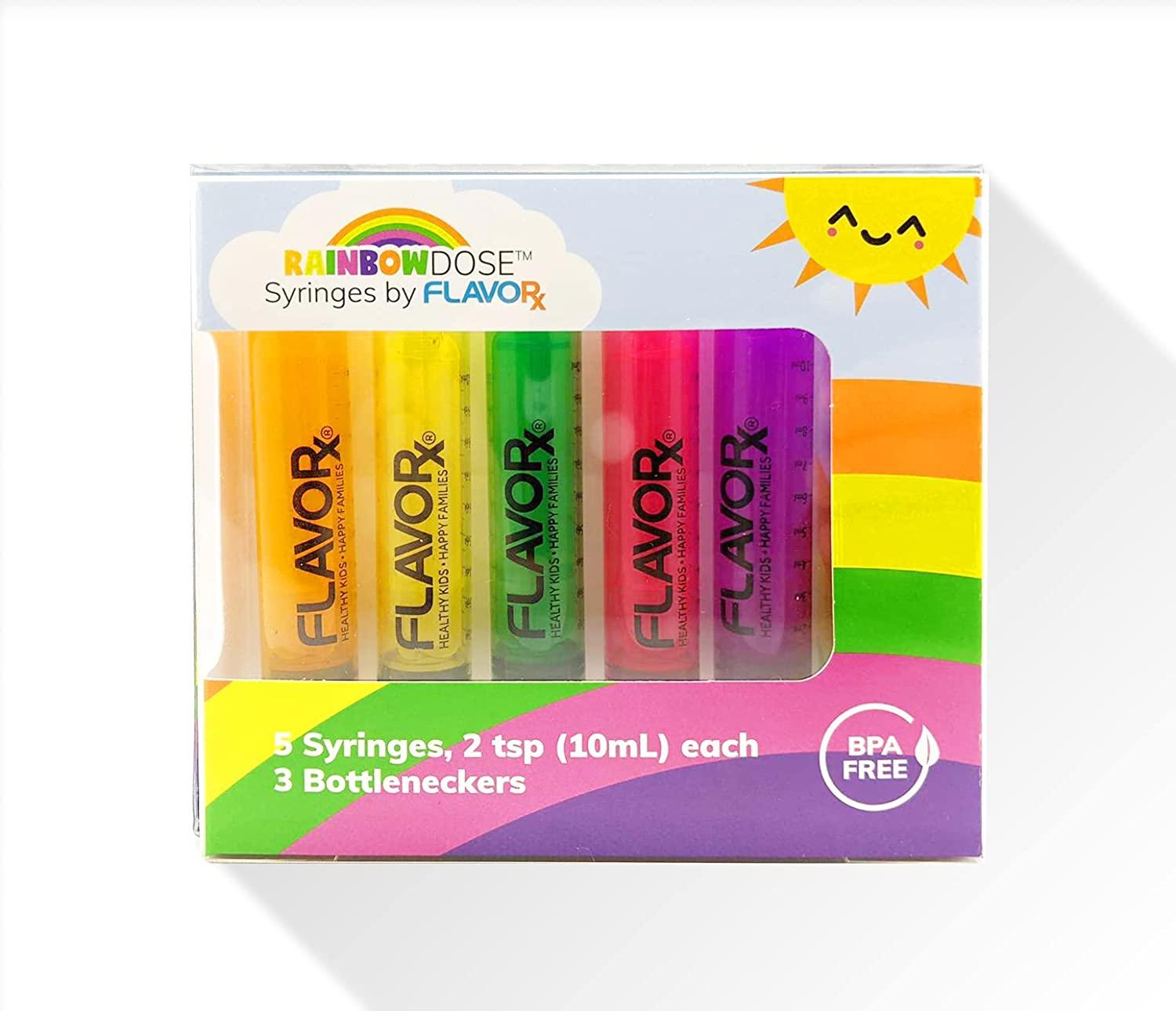 FLAVORx Rainbow Dose Oral Dosing Syringes | No More Medicine-Time ...