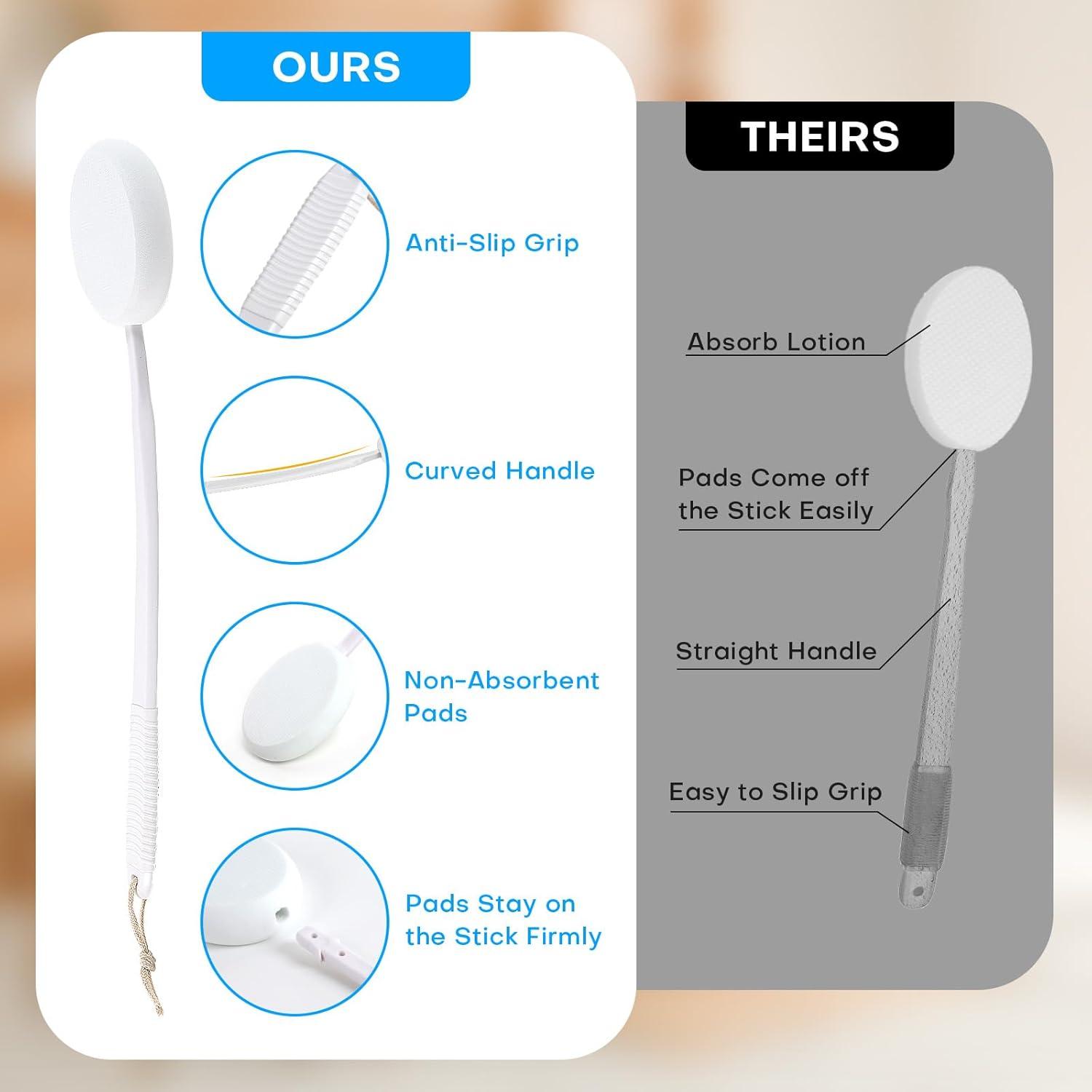 Calvation Aid for Back | 48cm Anti-Slip Lotion Applicator for Men ...