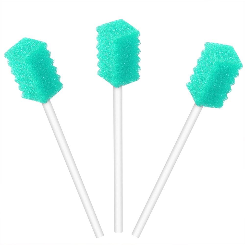 Buy 50 Pack Disposable Oral Swabs - Sterile Dental Sponge Swabsticks ...