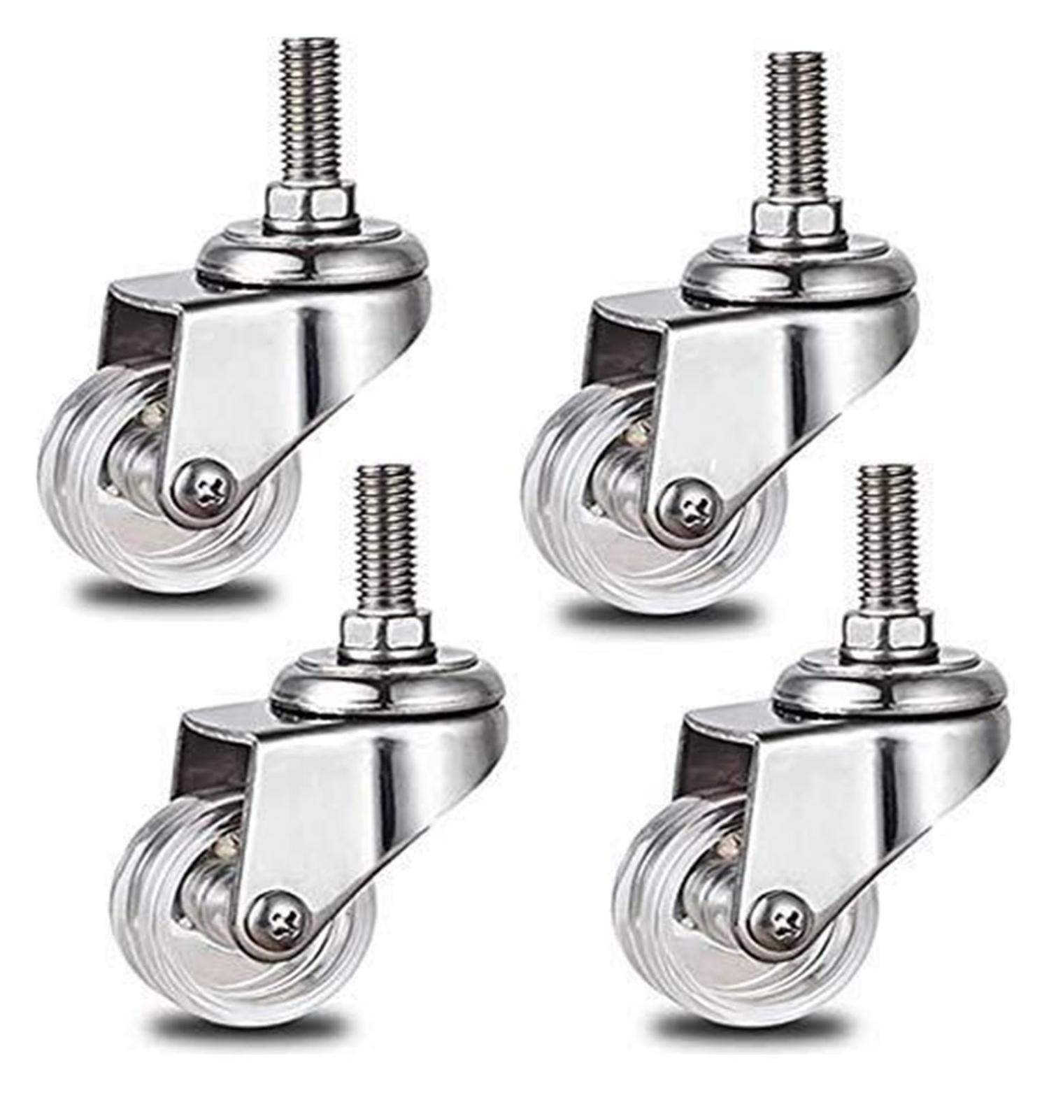 Threaded Shaft Swivel Castors Ball Castors Castor Wheels Moving Set of ...