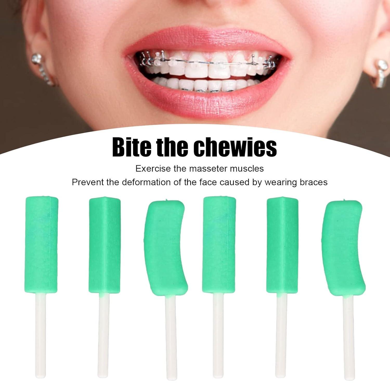 Orthodontic Aligner Chewies - 6pcs Green Aligner Tray Seaters for ...