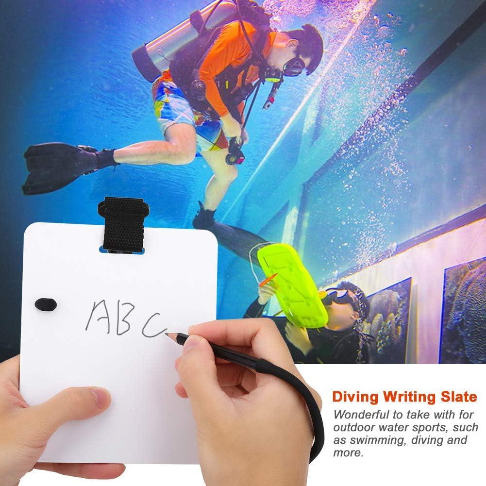 Asixx Dive Tablet - Underwater Writing Slate Board with Swivel Clip and ...