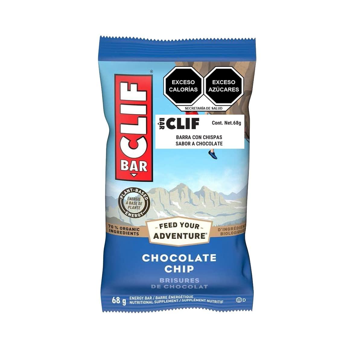 Clif Bar Chocolate Chip Crunch 2.4 oz (12 Pack) - Delicious Energy ...