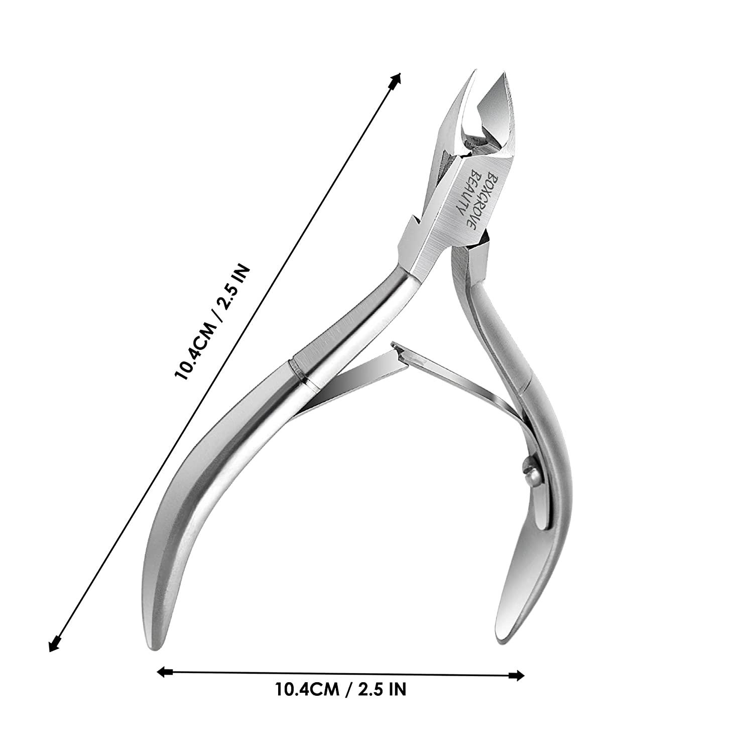 Professional Cuticle Cutter & Pusher Trimmer - Nail Care Tool for ...