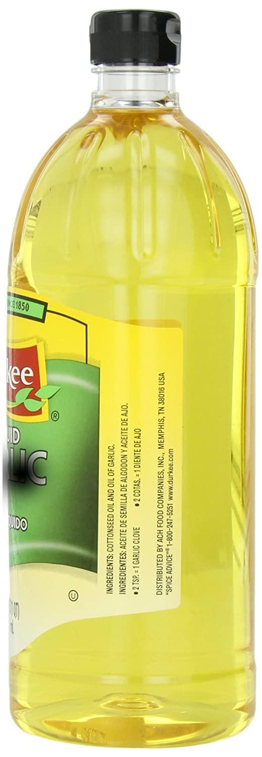 Durkee Liquid Garlic 32oz - Premium Garlic Flavoring for Cooking and ...