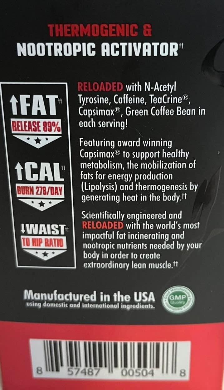 Betancourt Ripped Juice EX2 Thermogenic Supplement | DMAA-Free Fat ...